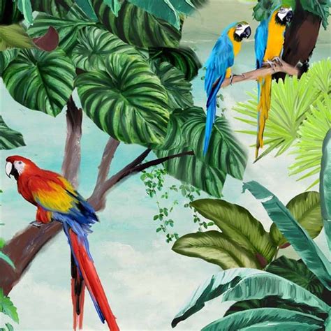 Tropmacawwall Tropical Macaw Wallpaper