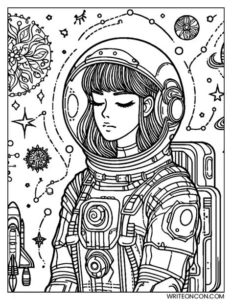 Astronauta Para Colorear Astronauta Para Imprimir My Xxx Hot Girl