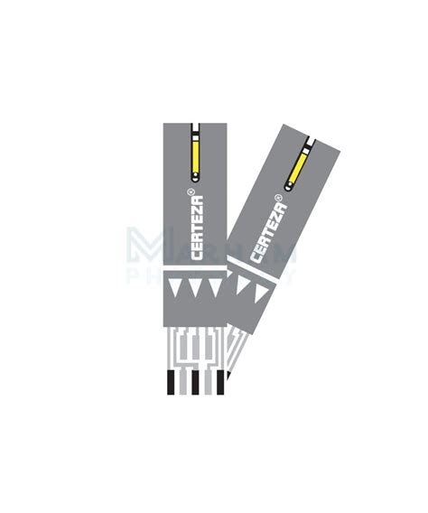 Certeza Blood Glucose Test Strips For Gl 100 And Plus Glucometers