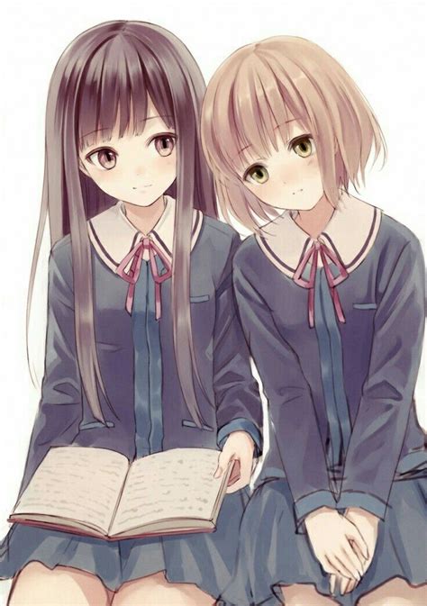 11 Best Anime Girls Twins Or Best Friends Images On Pinterest Anime