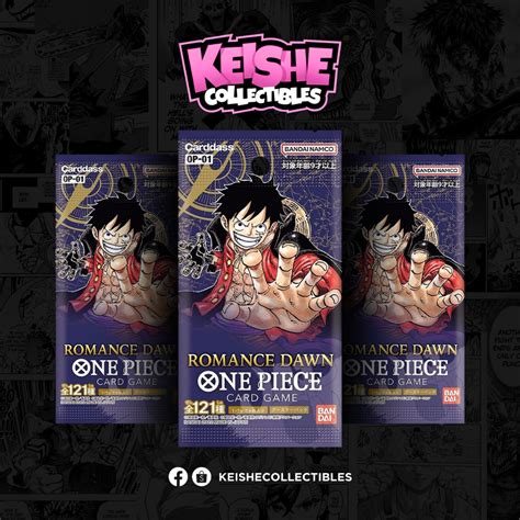 One Piece Card Game Opcg Romance Dawn Booster Pack Op01 Japanese