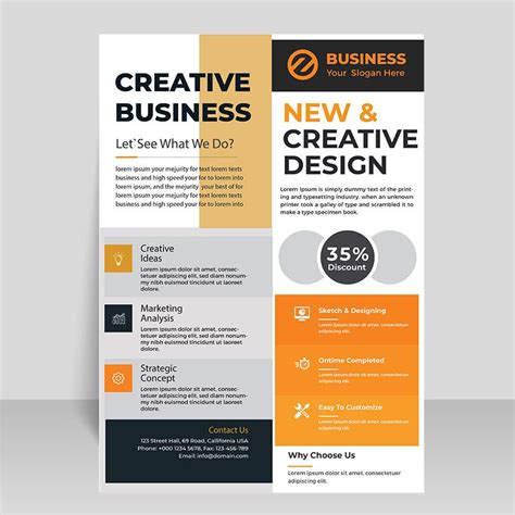 Infographic Brochure Template Free