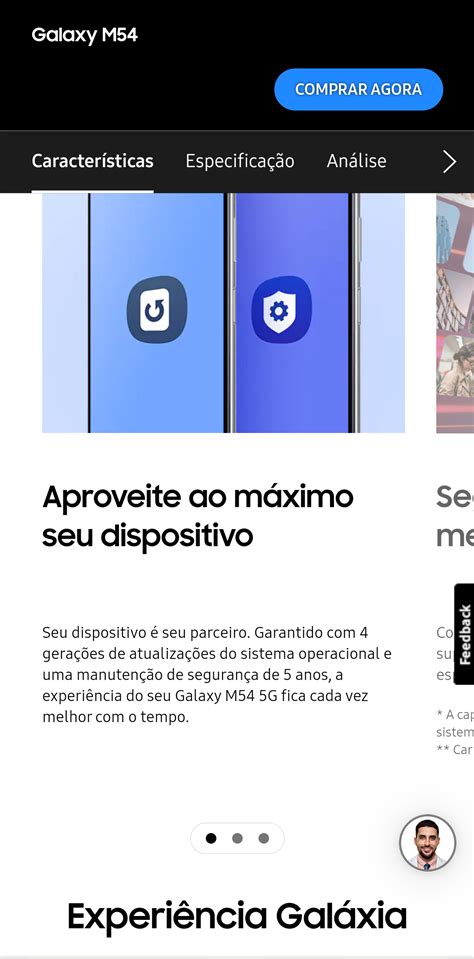 M54 5g Lançado Com 4 Quatro Anos De Atualização Samsung Members