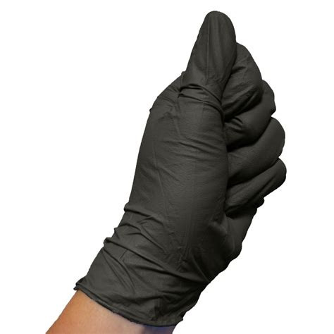 Gants nitrile noirs boîte de 60 Sicomin