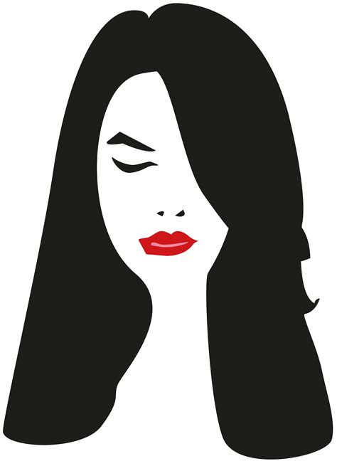Download Ff0000 Closed Eyes Woman Portrait Svg Freepngimg
