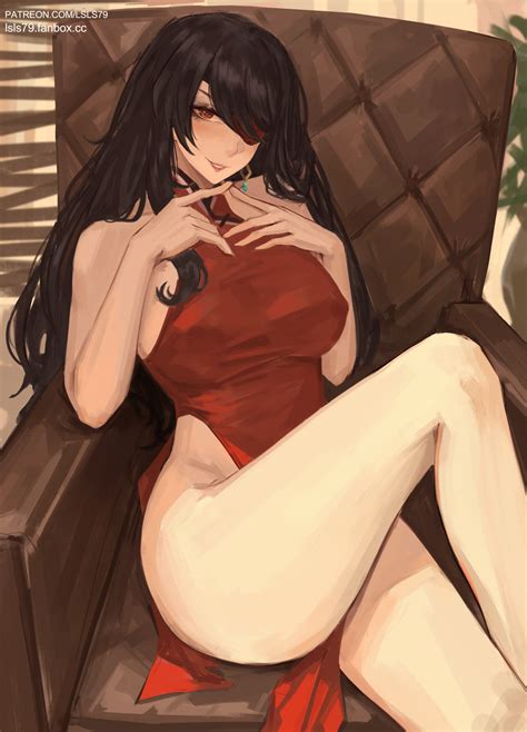 Beidou Genshin Impact Drawn By Lsls Danbooru