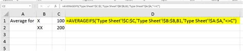 Averageif And If And Statement Microsoft Community