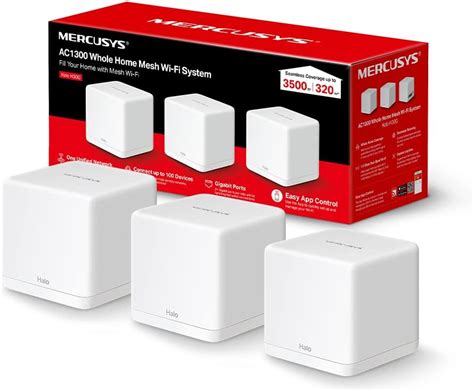 Mercusys Ac1300 Whole Home Mesh Wi Fi System Coverage Up To To 3500