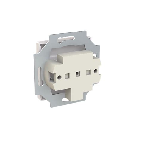 Socket Insert Equipotential Compensation Socket Outlet 2 Position White