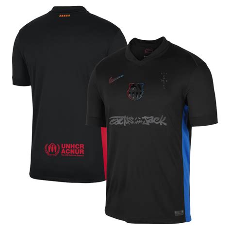 Barcelona X Travis Scott 2025 Away Jersey Black Ogasports
