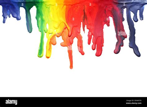 Dripping Paint Rainbow Hi Res Stock Photography And Images Alamy