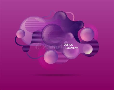 Abstract Modern Graphic Element Dynamic Colored Form And Line Gradient Abstract Banner With