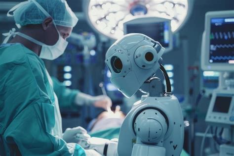Premium Photo Ai Robots Enhance Surgical Precision