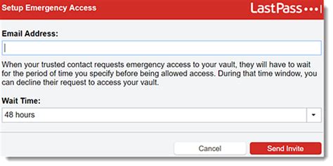 How Do I Add An Emergency Access User Lastpass Support