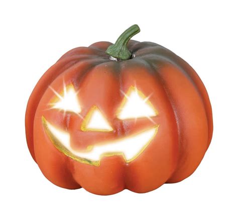 Calabaza con luz 22 5 cm para decoración Halloween