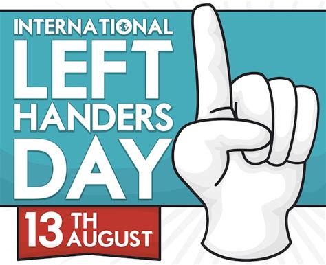 Premium Vector Glove For Left Handers Reminding At You To Celebrate