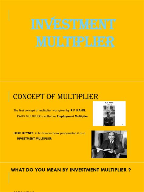 Investment Multiplier Ppt 2 Pdf Fiscal Multiplier Economies