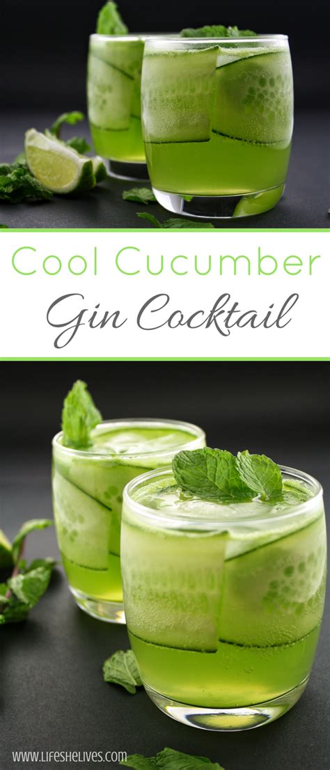 Cool Gin And Cucumber Cocktail Recipe Cucumber Cocktail Cocktail