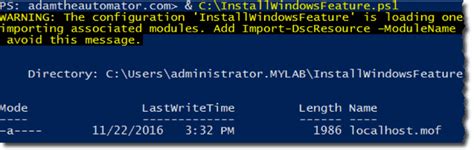 Invoke DscResource Invoke A PowerShell DSC Without A Configuration File Sysops