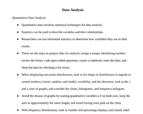 Data Analysis Notes Made By Teachers