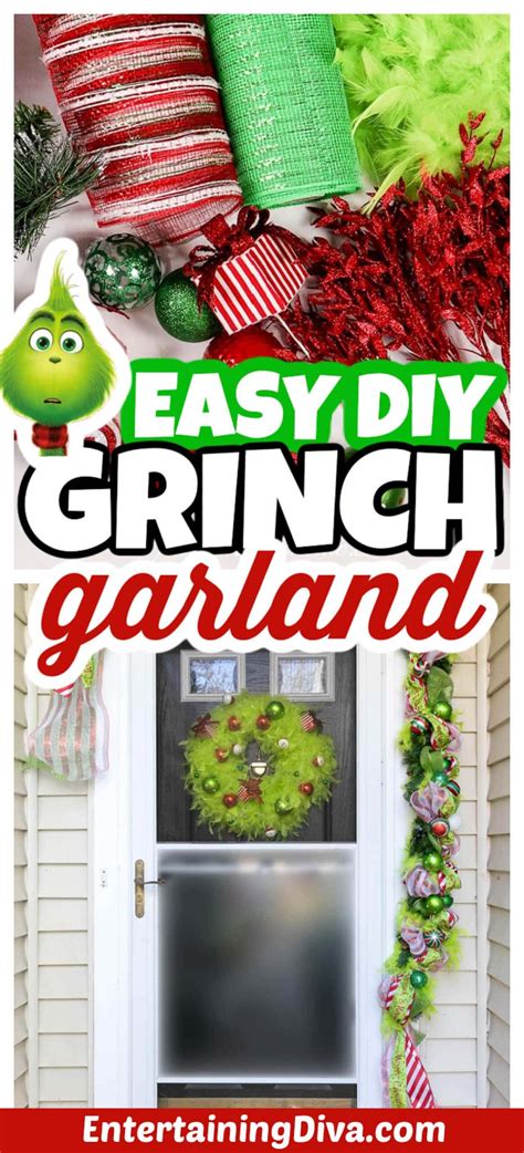 Diy Grinch Garland A Step By Step Tutorial Diy Christmas Garland
