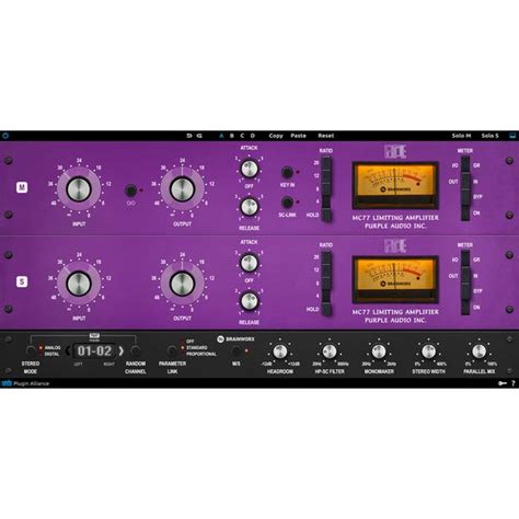 Plugin Alliance Purple Audio Mc77 Thomann France