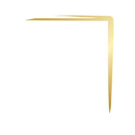 Aesthetic Golden Corner 34638585 Png
