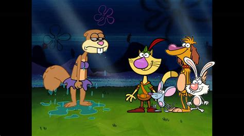 Sandy Cheeks Meet Nature Cat Hal Daisy And Squeeks By Christinmarnier2000 On Deviantart