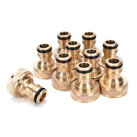 Adaptador De Grifo De Latón Roscado De 34 Pulgada Grandado