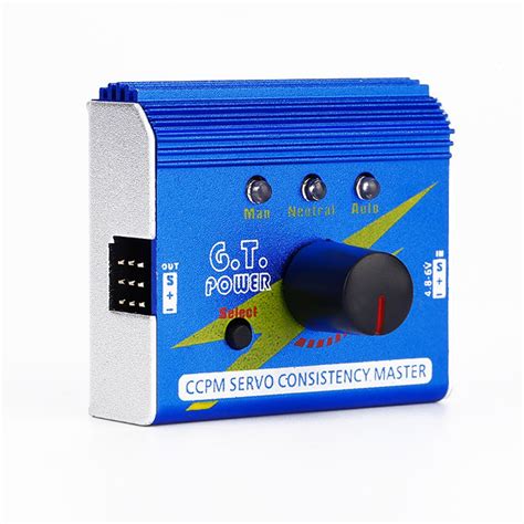 Aluminum RC Servo Tester RCmall 3CH ECS Multi Consistency Speed