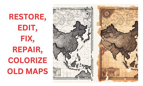 Restore Edit Repair Fix Colorize Your Old Maps By Hammad5253 Fiverr