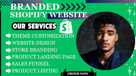 Setup Branded Shopify Website Ecommerce Dropshipping Store Design