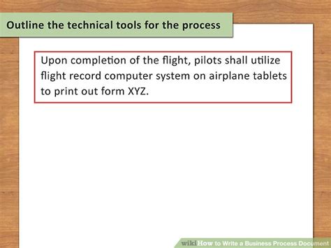 How To Write A Business Process Document Steps With Pictures