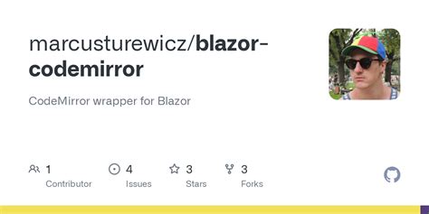Github Marcusturewiczblazor Codemirror Codemirror Wrapper For Blazor