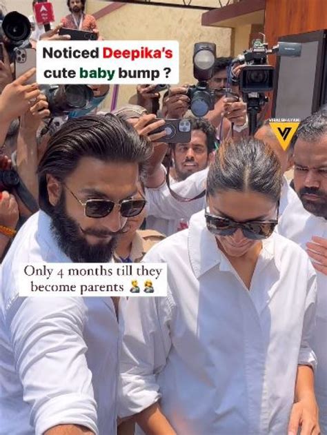 Video रणवीर सिंह के साथ वोट देने पहुंची दीपिका पादुकोण मॉम टू बी का