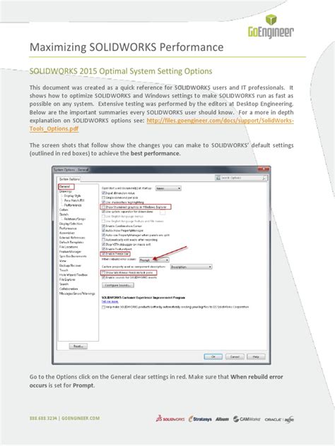 Maximizing Solidworks Performance Pdf Computer Virus Workstation
