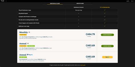 Different Prices On Geoguesser Pro Year Membership Rgeoguessr