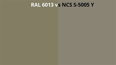 Ral 6013 Vs Ncs S 5005 Y Ral Colour Chart Uk