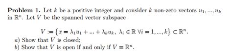 Solved Problem Let K Be A Positive Integer And Consider K Chegg