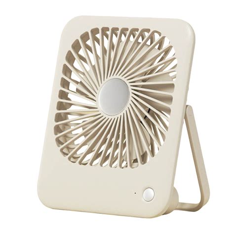 Jrocdr Mini Mute Fan Usb Rechargeable Battery Powered Portable Travel
