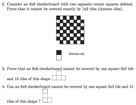solved consider an 8 times 8 checkerboard with two opposite