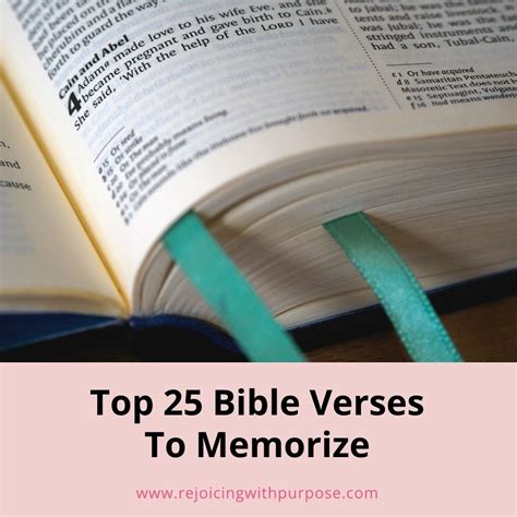 Best Bible Verses To Memorize For Spiritual Growth And Transformation ⋆