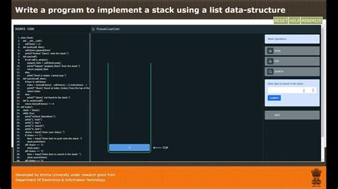 Write A Python Program To Implement A Stack Using A List Data Structure
