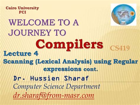 Cs419 Lec4 Lexical Analysis Using Re Ppt