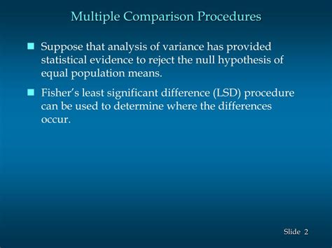 Ppt Multiple Comparisons Powerpoint Presentation Free Download Id2800645
