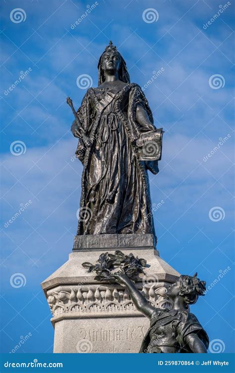Queen Victoria Statue On Parliament Hill In Ottawa Editorial Stock