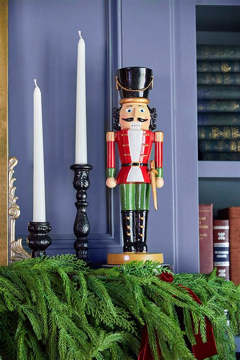 35 8” Resin Red And White Peppermint Nutcracker Decoration Decorator