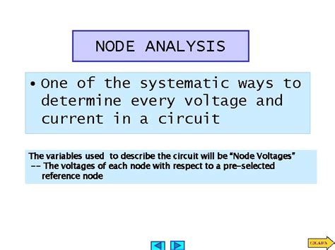 Nodal And Loop Analysis Techniques Learning Goals Nodal