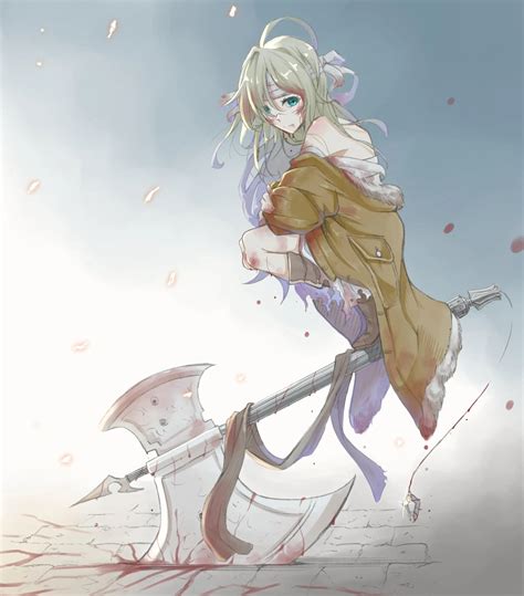 Violet With Battle Axe Scrolller