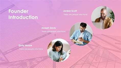 Founder Introduction Slide Infographic Template S03242303 Infografolio